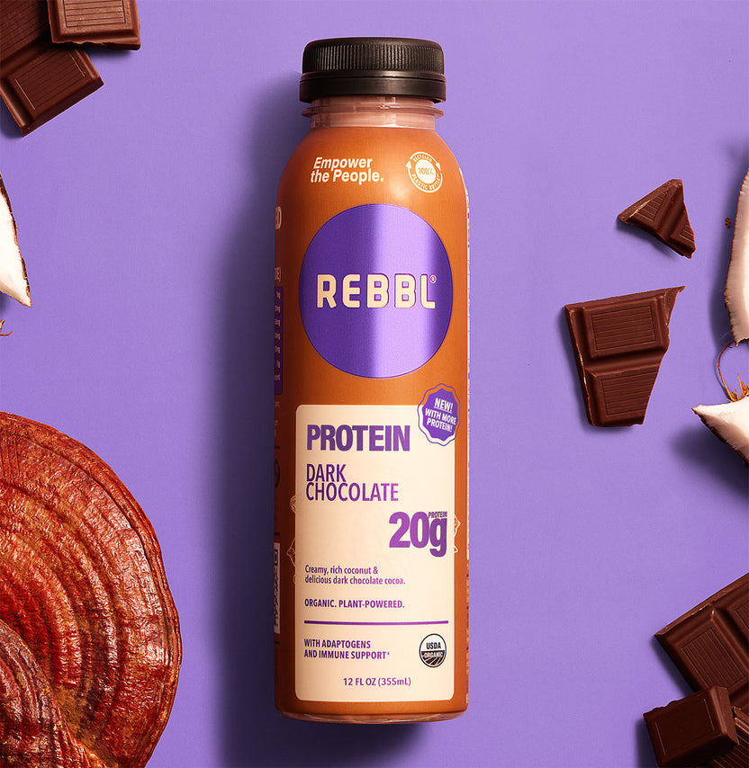 20g Dark Chocolate Protein Shake – REBBL, Inc.